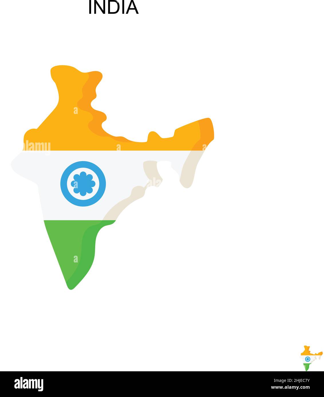 Mappa antica dell'india Immagini Vettoriali Stock - Alamy