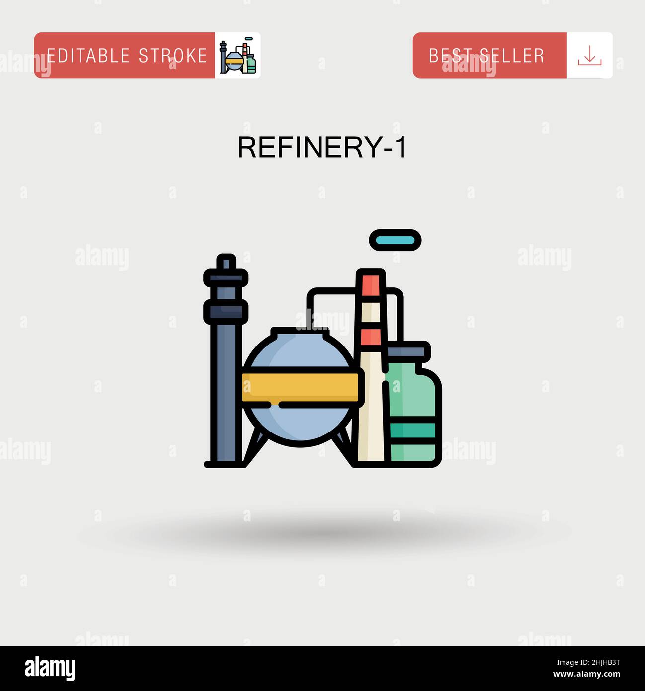 Chimico raffineria Immagini Vettoriali Stock - Alamy