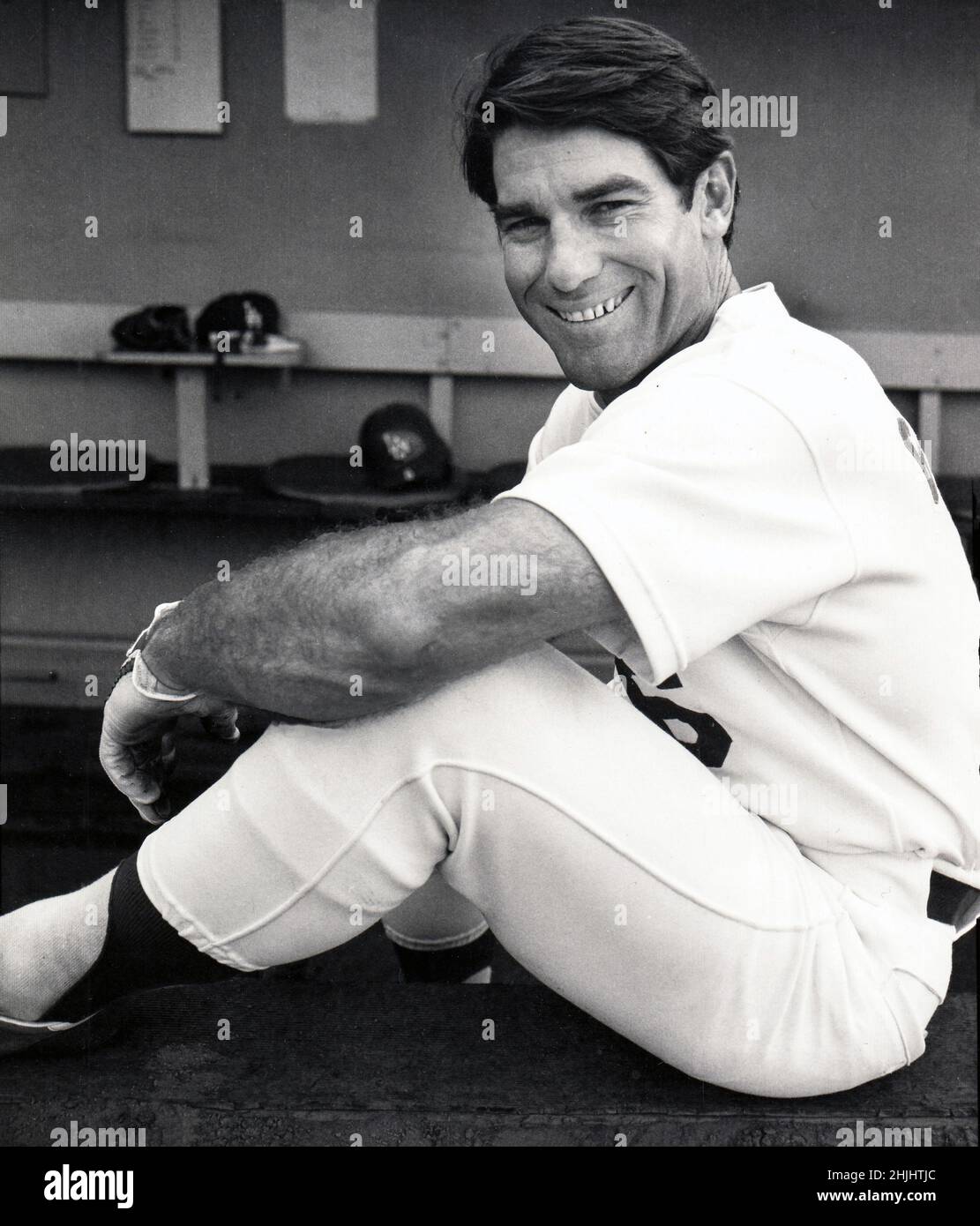 Ritratto posto della stella dei Dodgers primo baseman Steve Garvey sui ...