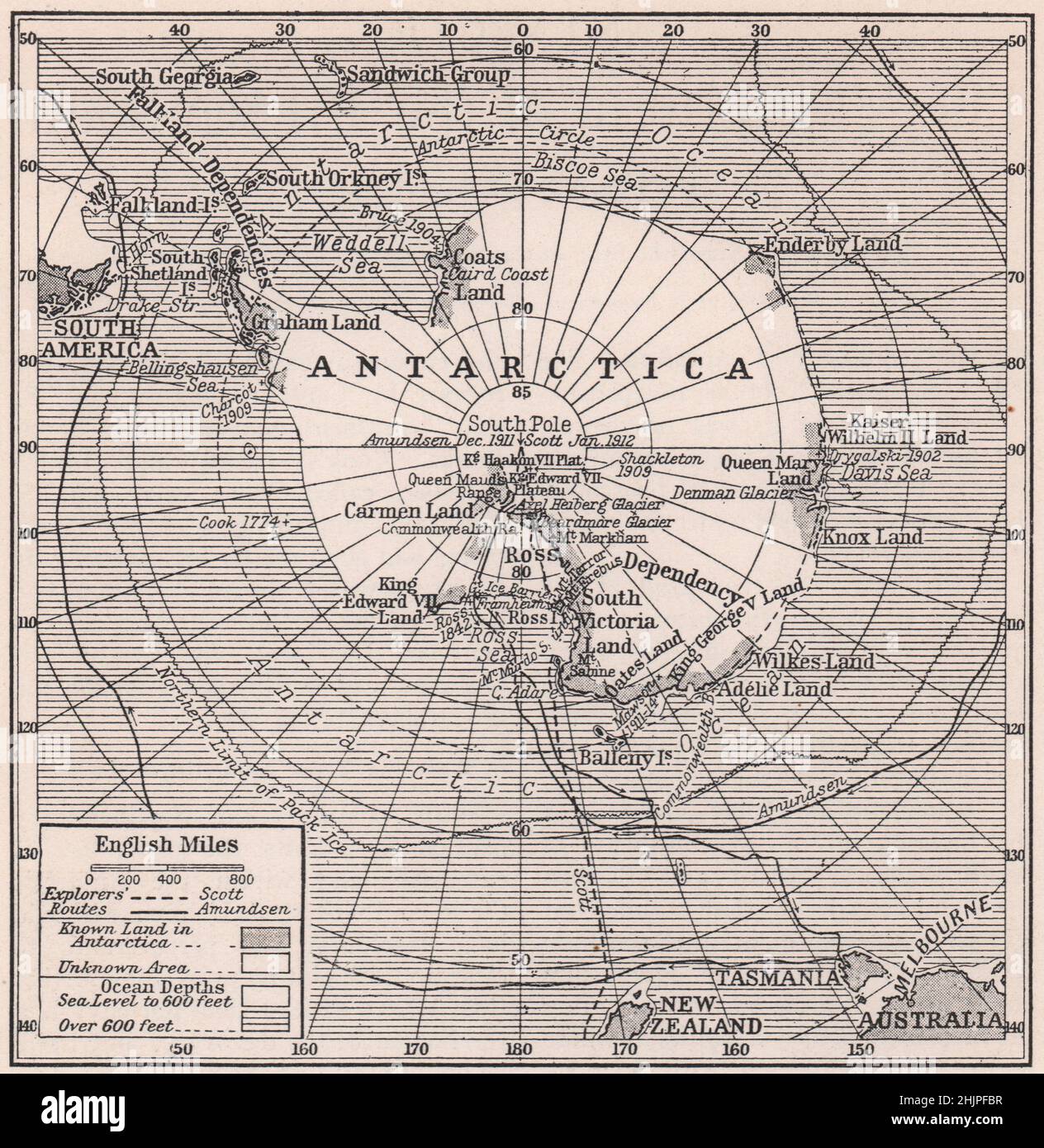 Mappa antartide immagini e fotografie stock ad alta risoluzione - Alamy