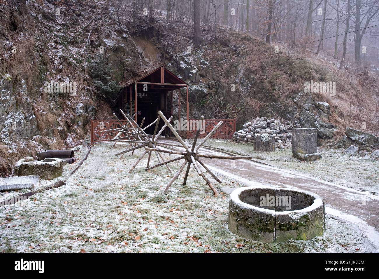 Grzadki, Polonia - 10 gennaio 2022. Projekt Riese, complesso Rzeczka. I ...