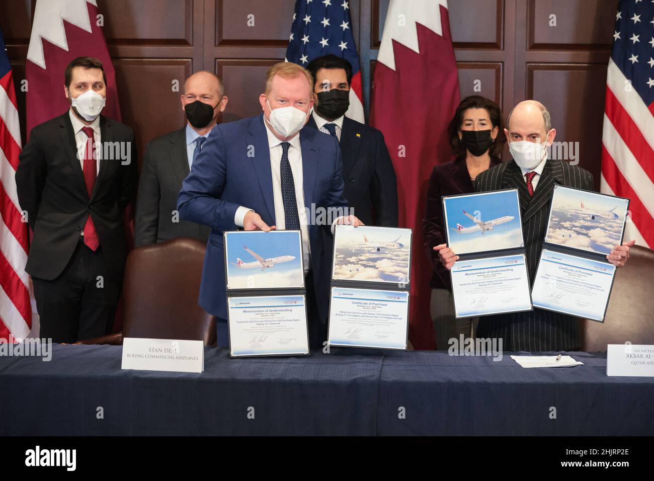 Brian Reese (Direttore del Consiglio economico Nazionale, David Calhoun ...