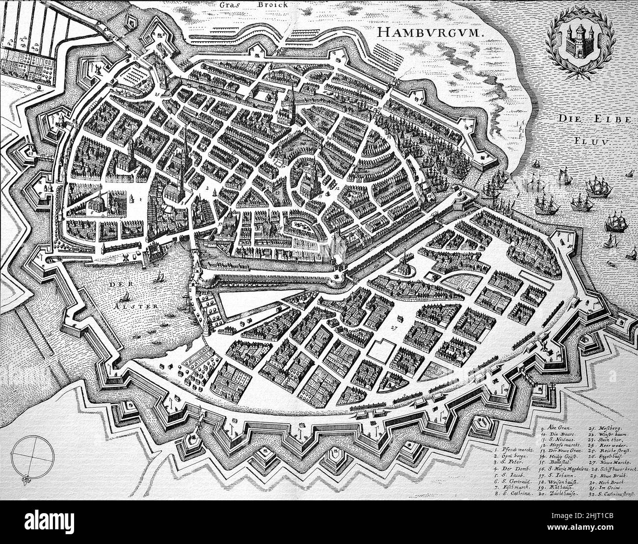 Mappa storica della germania Foto e Immagini Stock in Bianco e Nero - Alamy