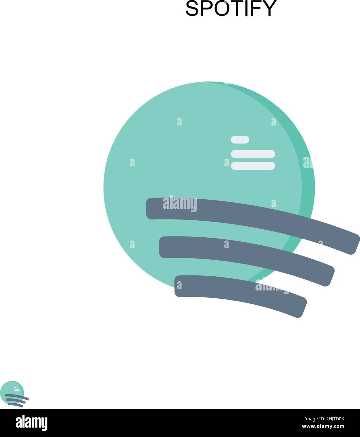 Simbolo spotify Immagini Vettoriali Stock - Alamy