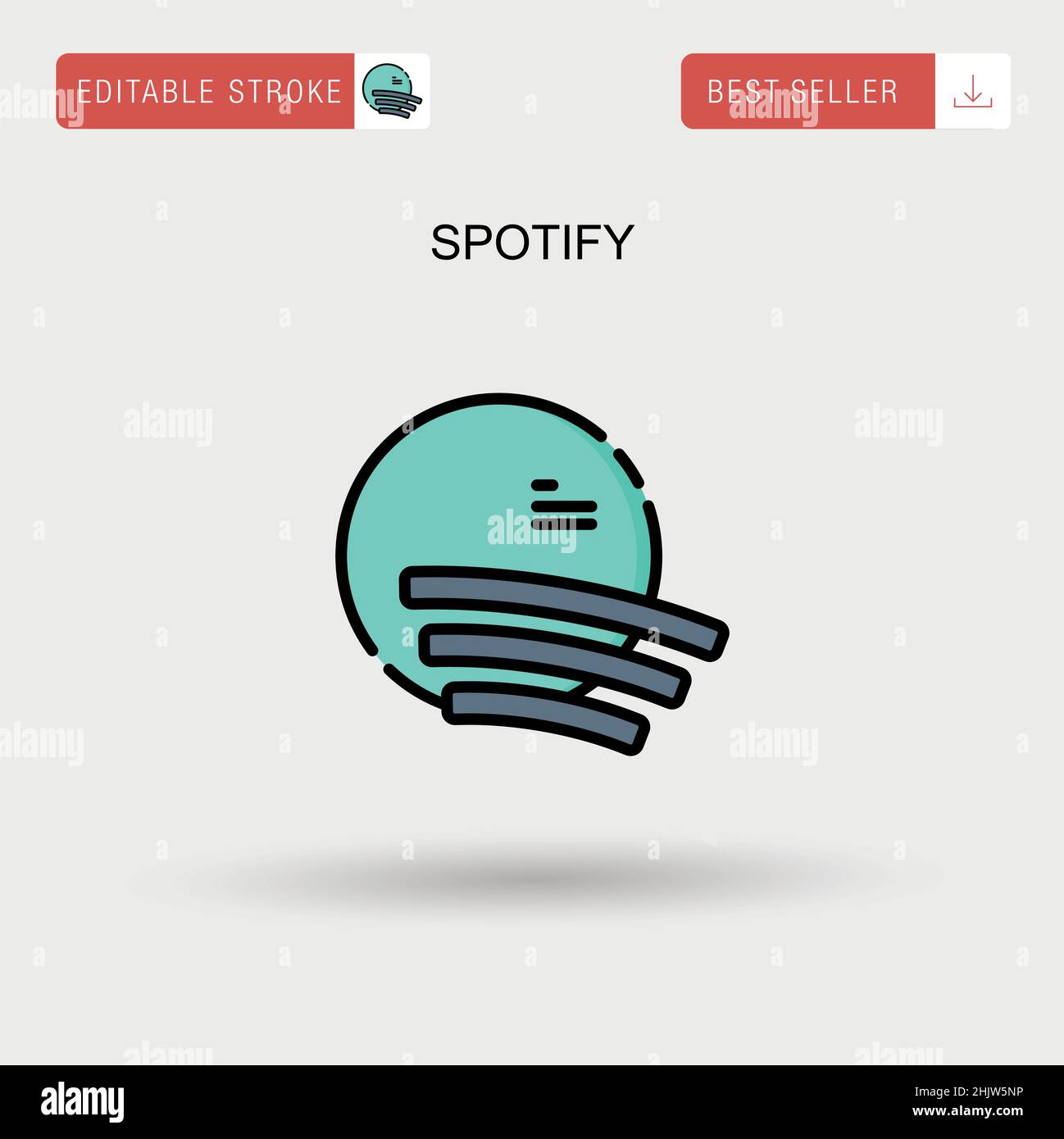 Simbolo spotify Immagini Vettoriali Stock - Alamy