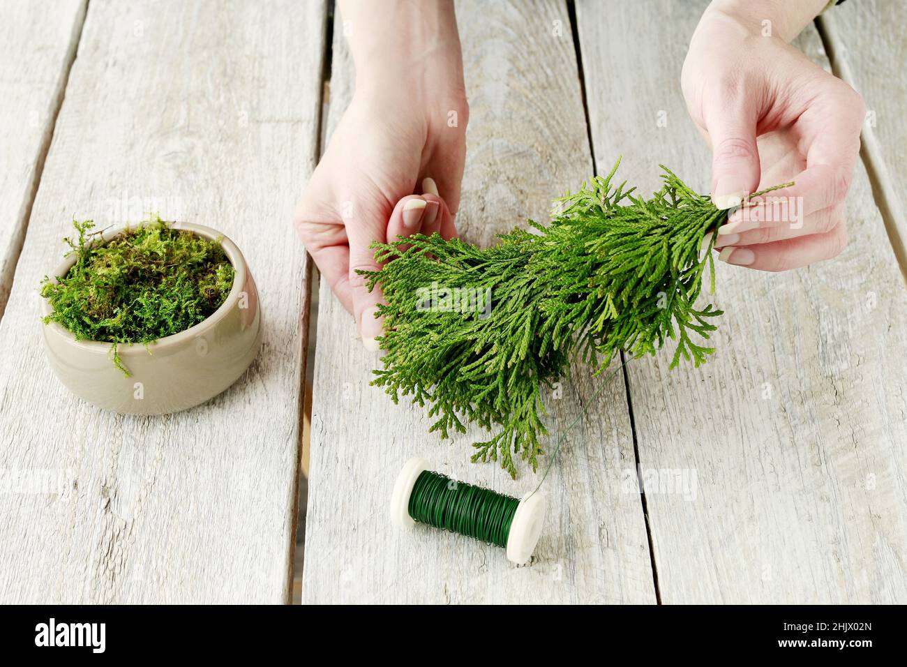 Fiorista al lavoro: Come fare bella decorazione di Natale in forma di ...