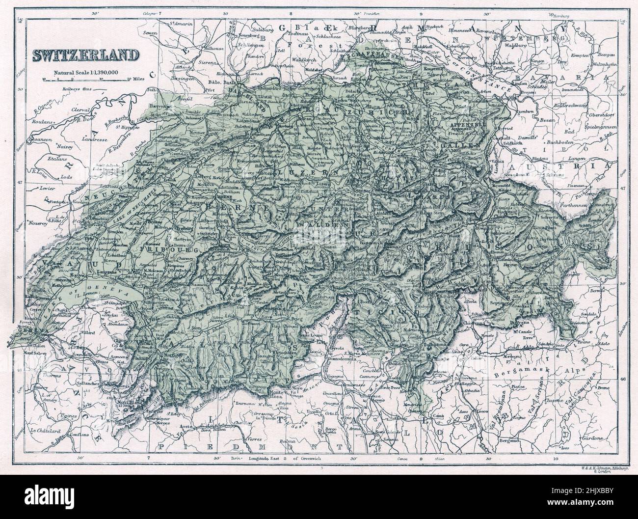 Stampa mappa europa immagini e fotografie stock ad alta risoluzione - Alamy