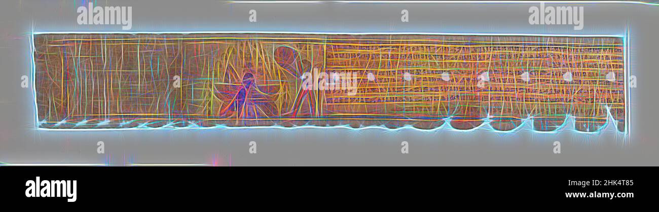 Ispirato dalla scena di un Papiro Magico, Papiro, Ink, 664-525 a.C ...