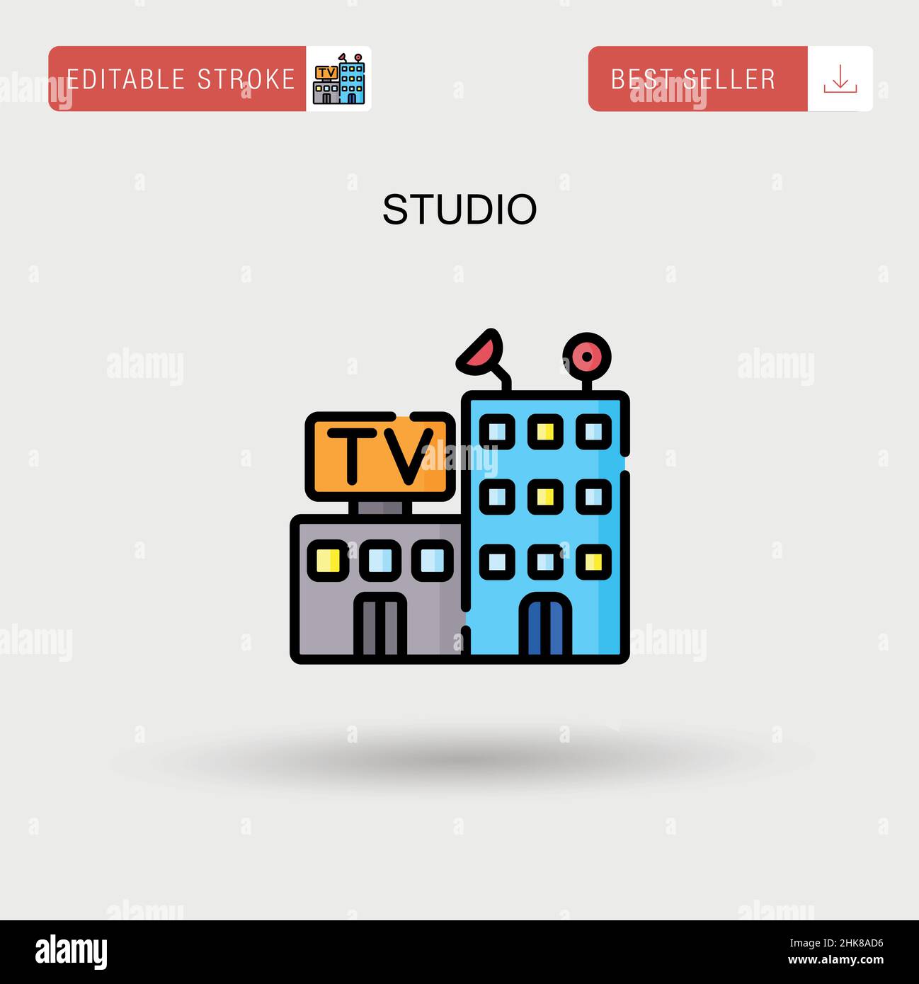 Tv studio background Immagini Vettoriali Stock - Alamy