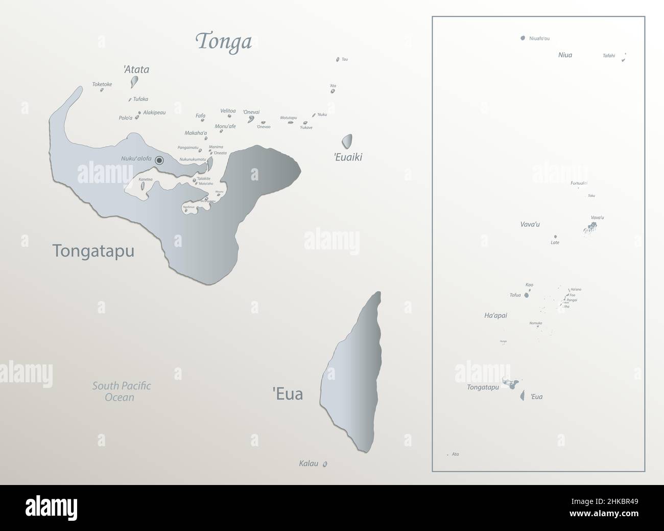 Isola di tonga Immagini Vettoriali Stock - Alamy