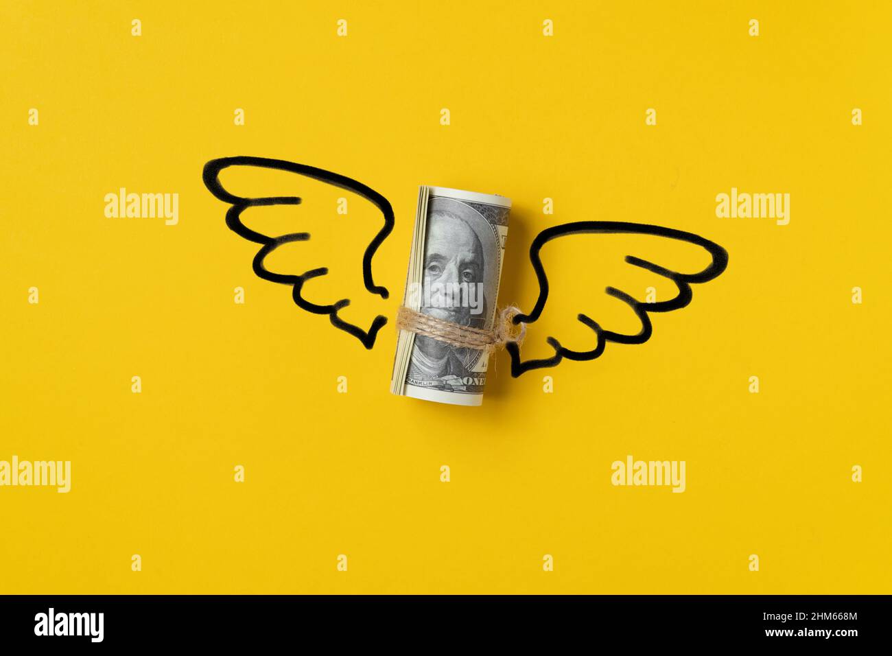 Soldi con le ali immagini e fotografie stock ad alta risoluzione - Alamy