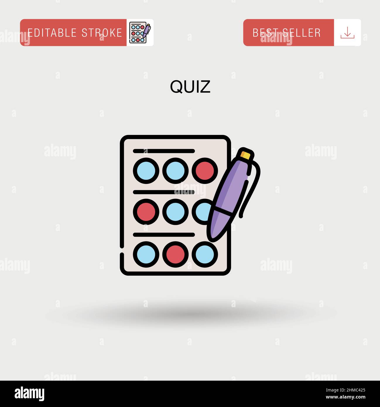 Logo Del Quiz Immagini Vettoriali Stock - Alamy