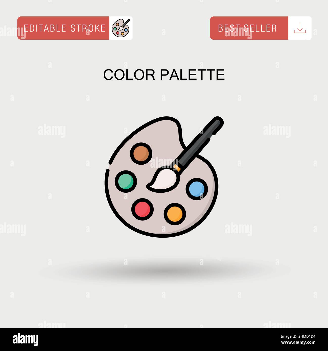 Tavolozza di colori chiari immagini e fotografie stock ad alta ...