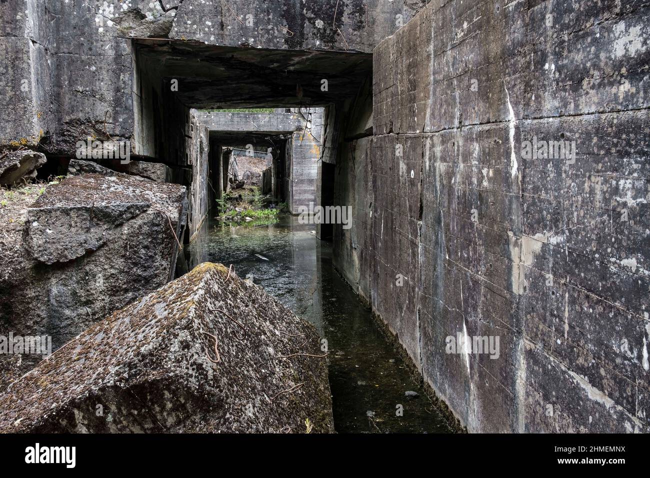 Le blockhaus allemand est une base secrete ou Hitler voulait faire ...
