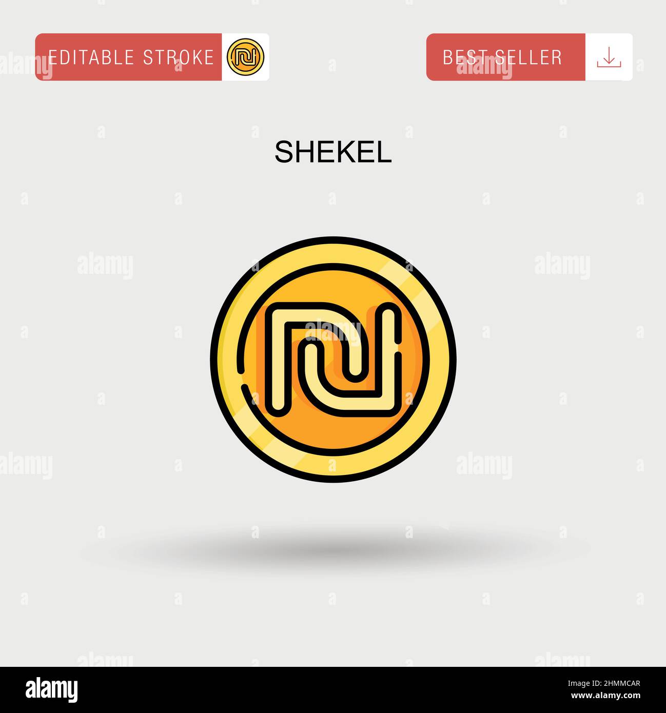 Simbolo dello shekel israeliano Immagini Vettoriali Stock - Alamy