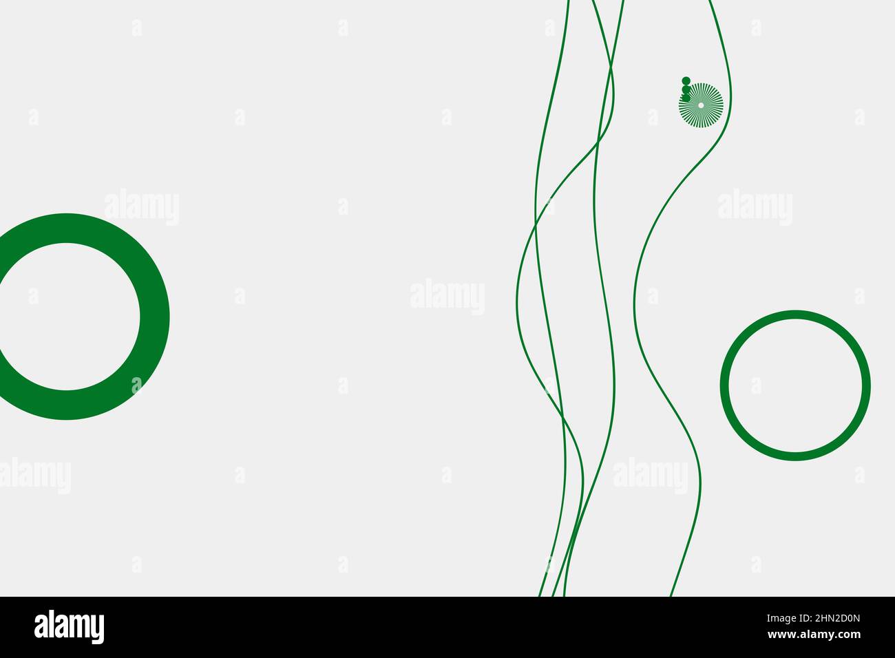 Sfondo moderno con elementi astratti e forme dinamiche. Linee e cerchi. Modello di design per ...