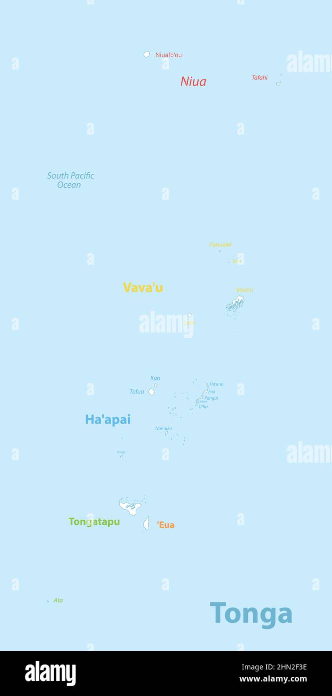 Isola di tonga Immagini Vettoriali Stock - Alamy