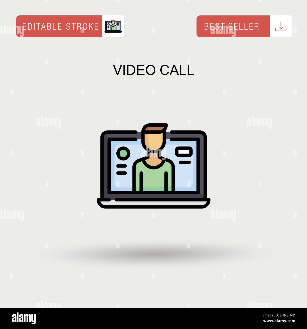 Video chiamata Immagini Vettoriali Stock - Alamy