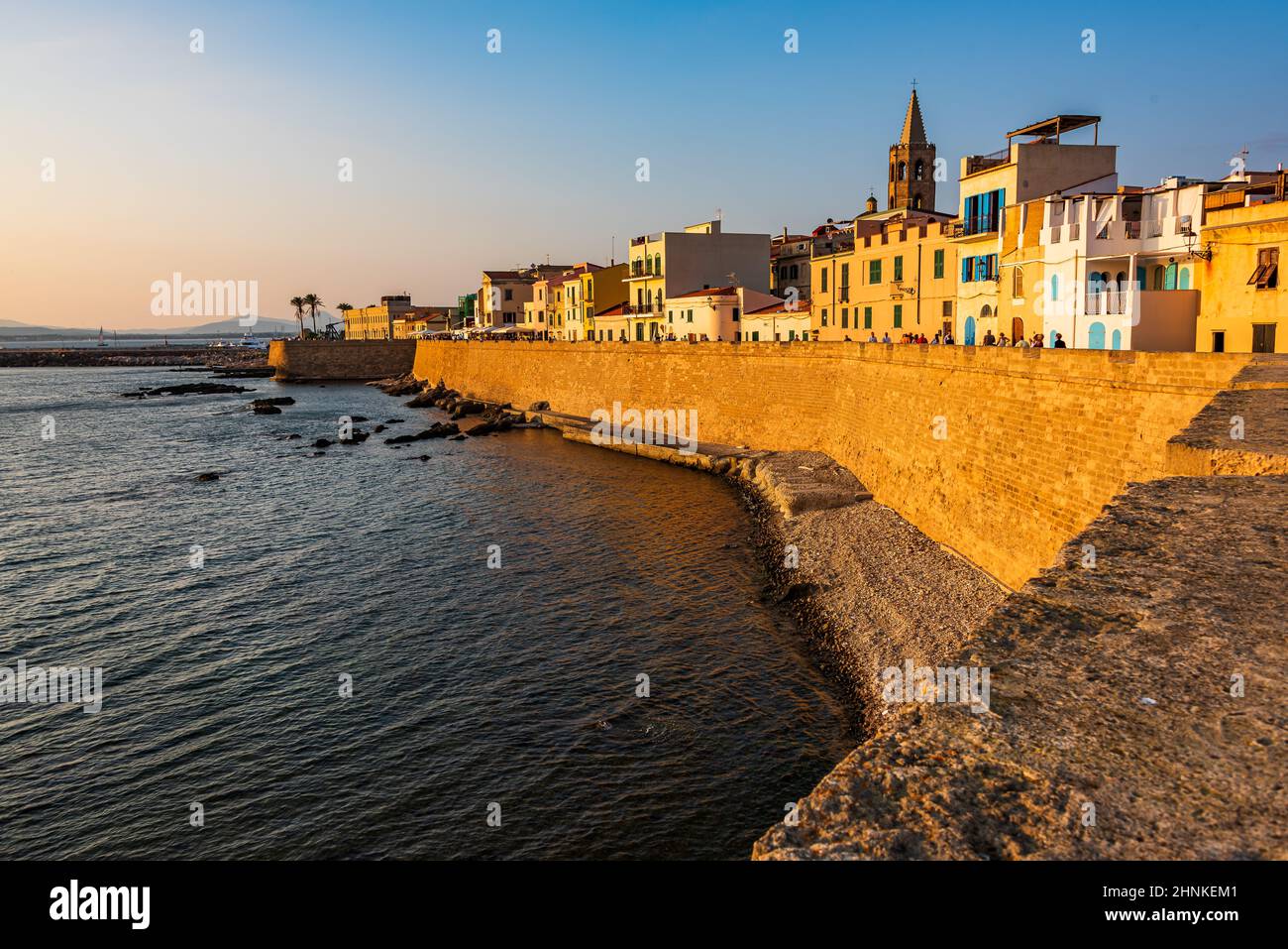 Old town alghero sardinia immagini e fotografie stock ad alta ...