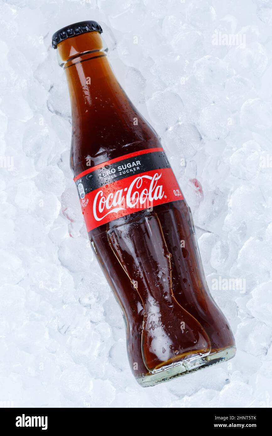 Coca Cola Coca-Cola Coca Cola zucchero Zero in una bottiglia di ...