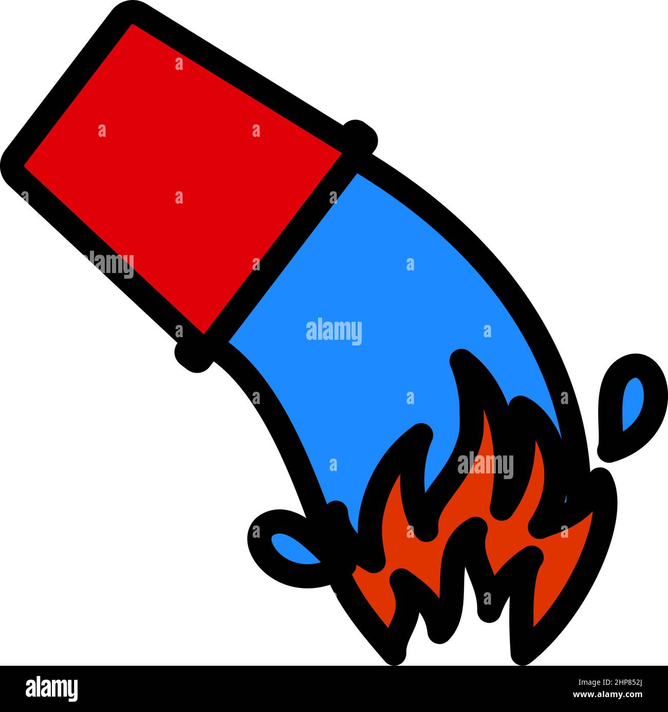 Secchio acqua Immagini Vettoriali Stock - Alamy