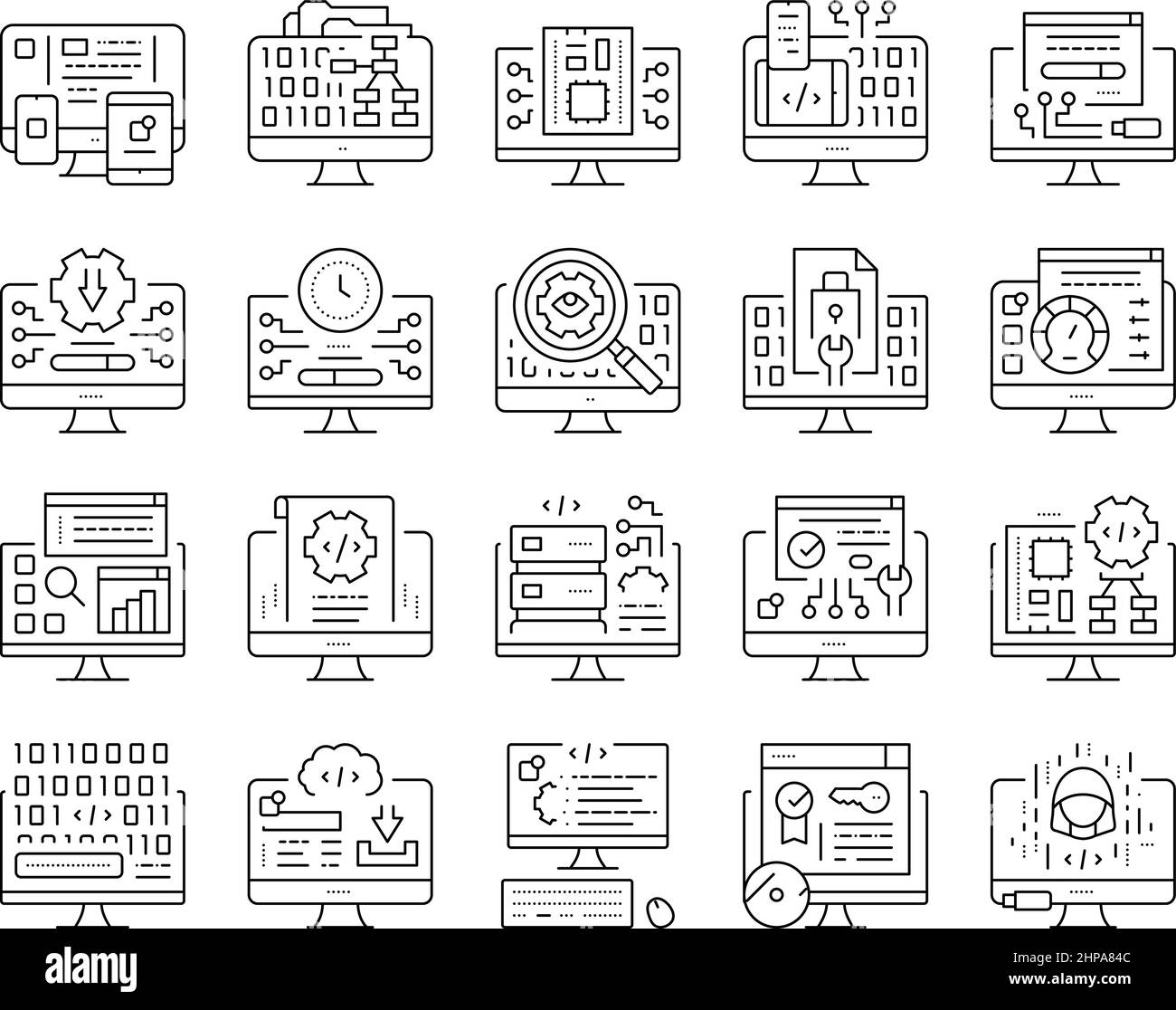Software incorporato Foto e Immagini Stock in Bianco e Nero - Alamy