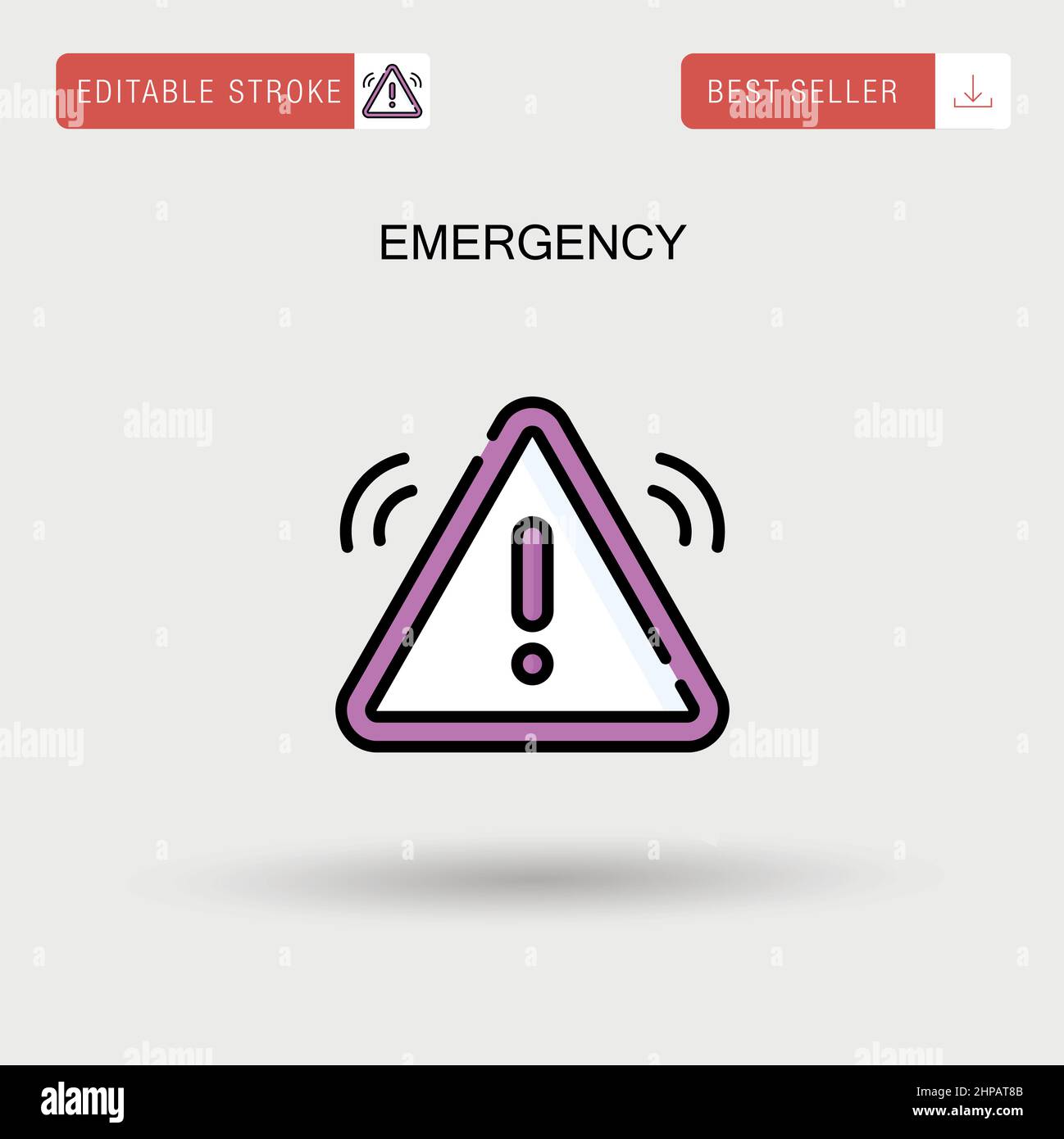 Attenzione di emergenza Immagini Vettoriali Stock - Alamy