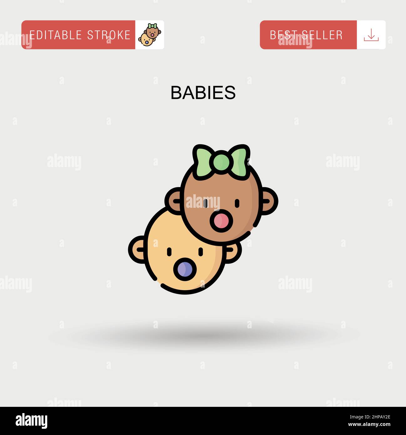 Bambini appena nati Immagini Vettoriali Stock - Alamy