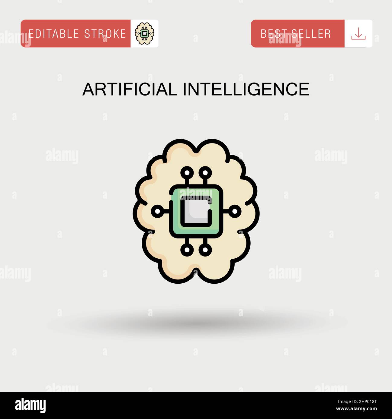 Ai inteligencia artificial y ciencia de datos Immagini Vettoriali Stock ...