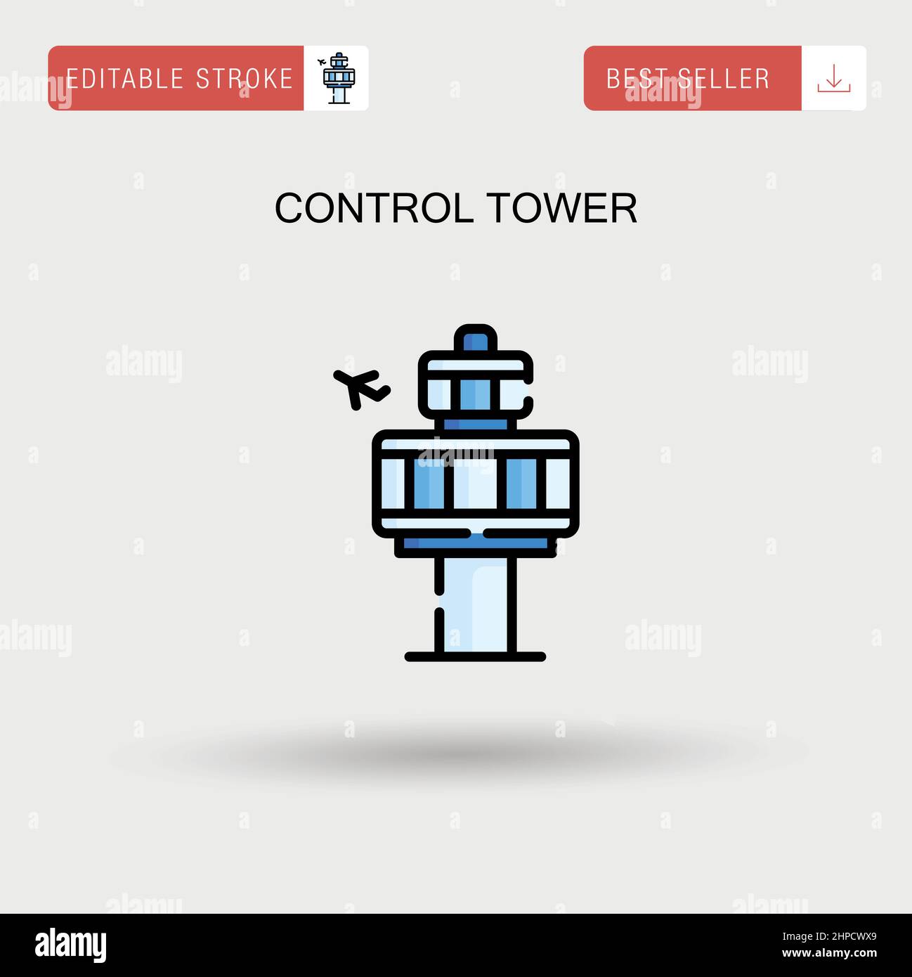 Air control tower Immagini Vettoriali Stock - Alamy