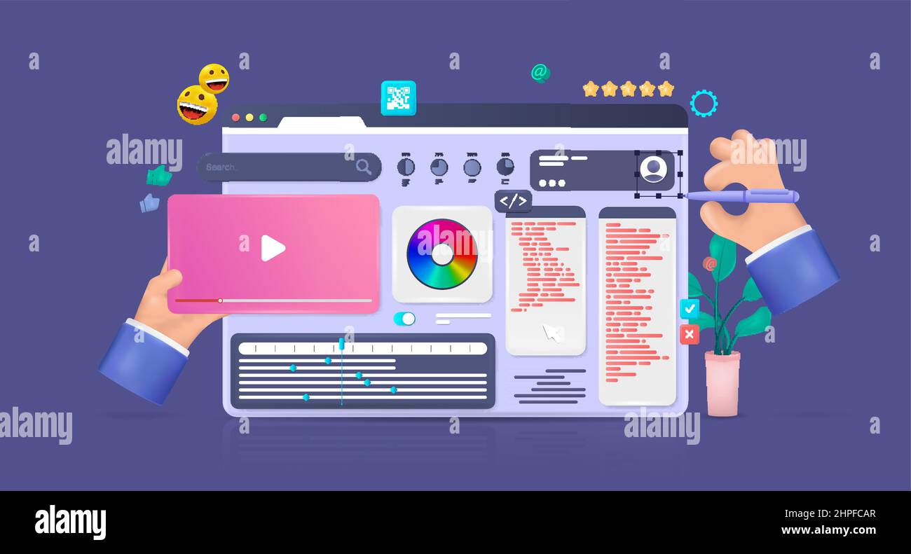 Progettazione e sviluppo web immagini e fotografie stock ad alta ...