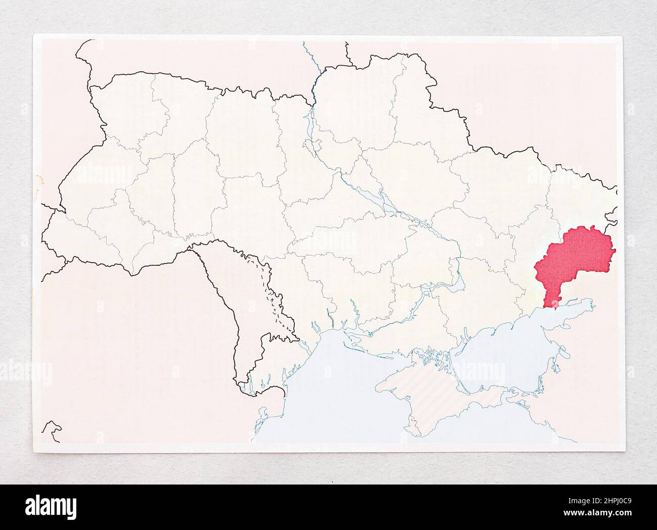 Mappa politica ucraina immagini e fotografie stock ad alta risoluzione ...