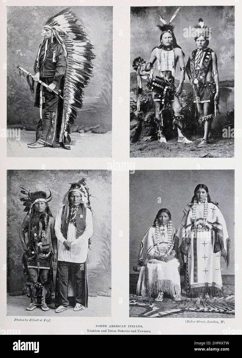 Gli indiani nordamericani Yankton, Teton, Dakota e Pawnees dal libro ...