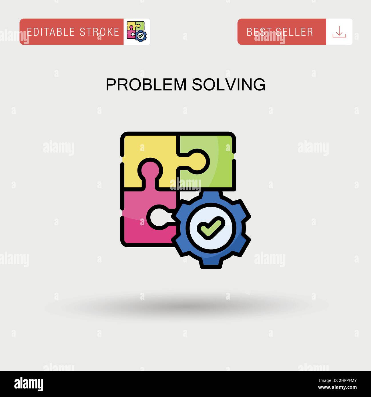 Idea della soluzione Immagini Vettoriali Stock - Alamy