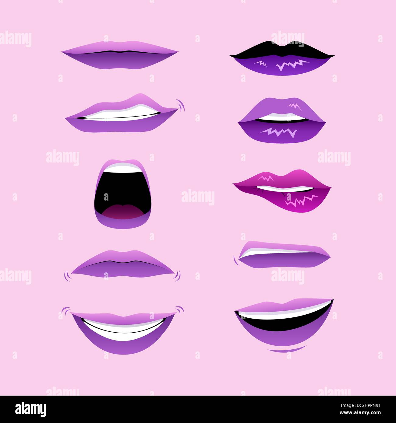 Cartone animato in bocca immagini e fotografie stock ad alta ...