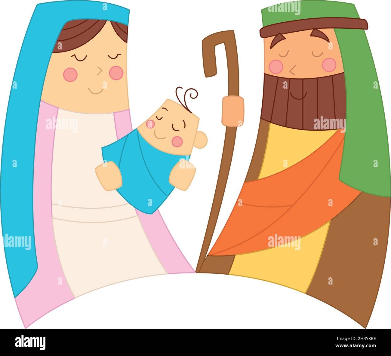 Vergine maria gesù bambino cartoon immagini e fotografie stock ad alta ...