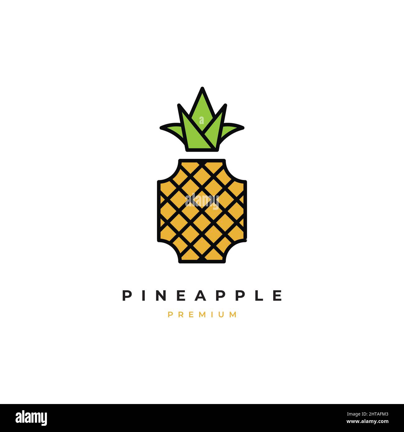 Logo ananas immagini e fotografie stock ad alta risoluzione - Alamy