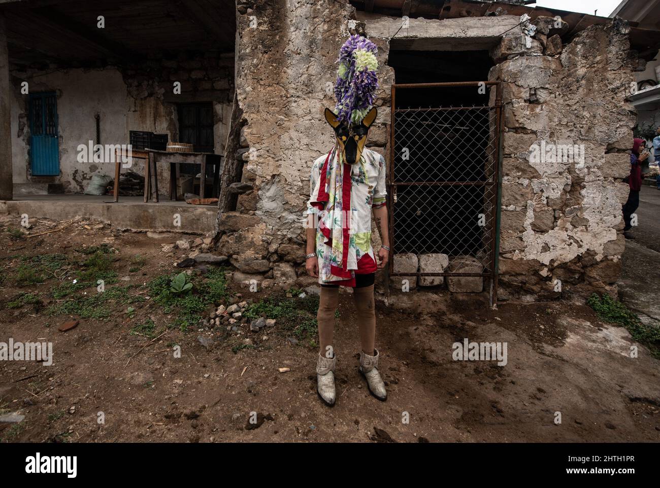 28 febbraio 2022: I residenti della città di Alto Tio Diego celebrano il tradizionale carnevale ...