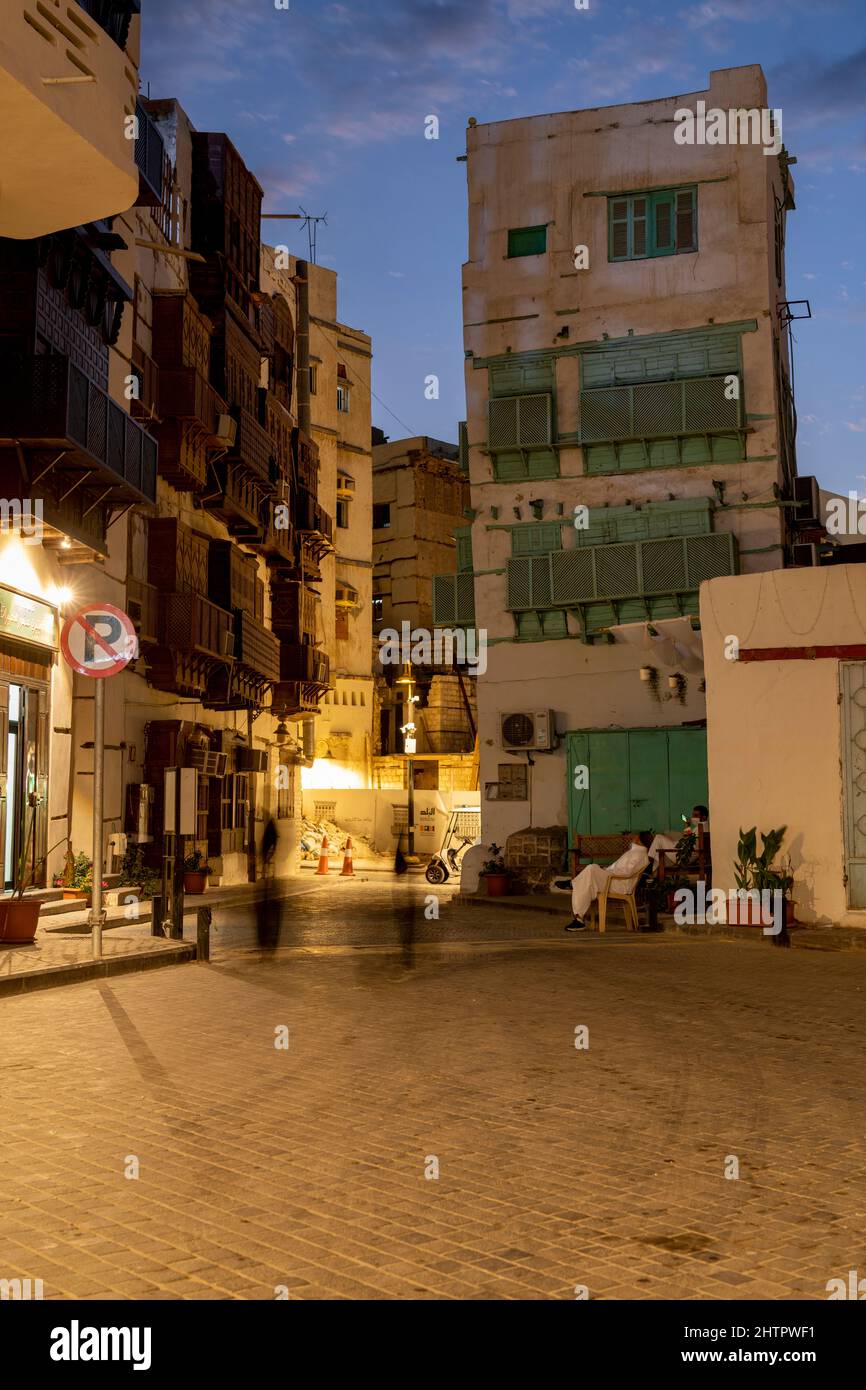 Nelle strade del centro storico di Jeddah, Arabia Saudita. (Foto CTK ...