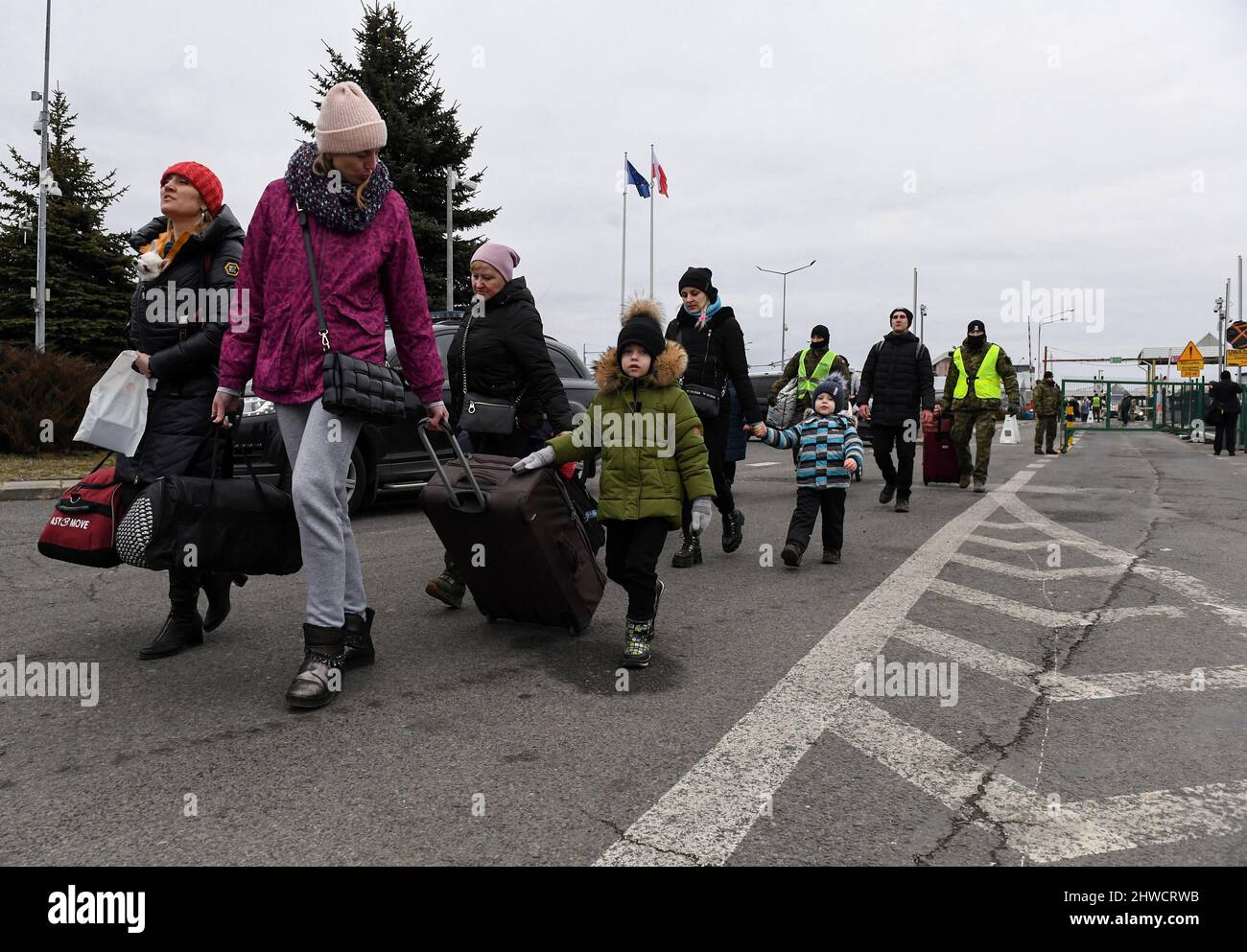Korczowa confine ucraino polacco immagini e fotografie stock ad alta ...