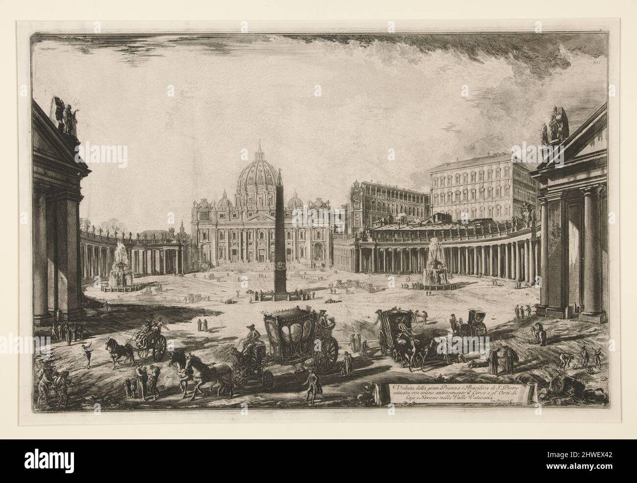 Basilica di san pietro veduta della basilica e piazza di s immagini e ...