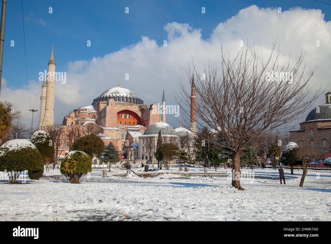 İstanbul/ Turchia - 01 febbraio 2012: Moschea di Santa Sofia, ex Chiesa ...