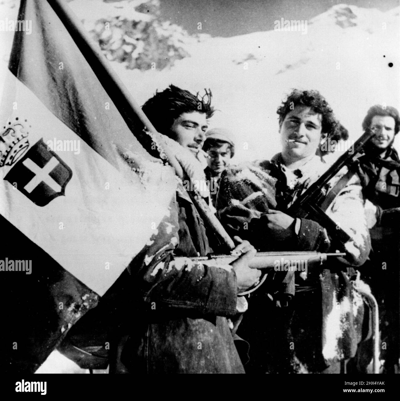 I Partigiani Italiani combattono contro il fascista Foe questi sono ...