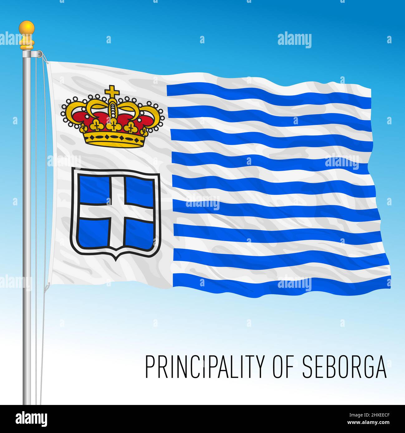 Principato di seborga Immagini Vettoriali Stock - Alamy