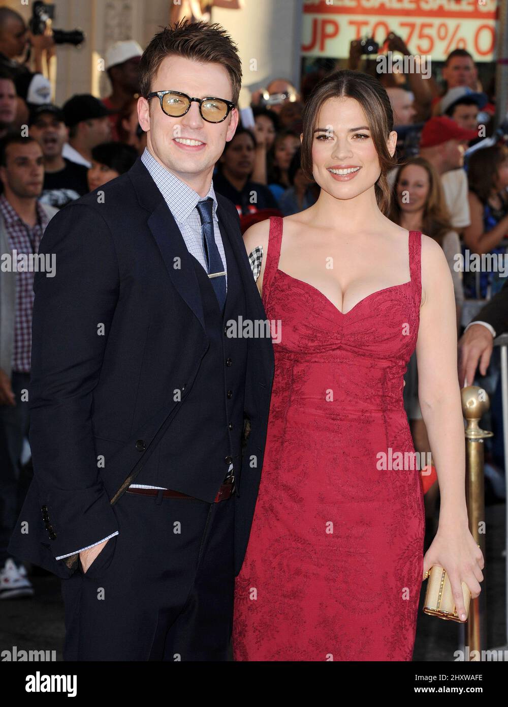 Chris evans and hayley atwell immagini e fotografie stock ad alta ...