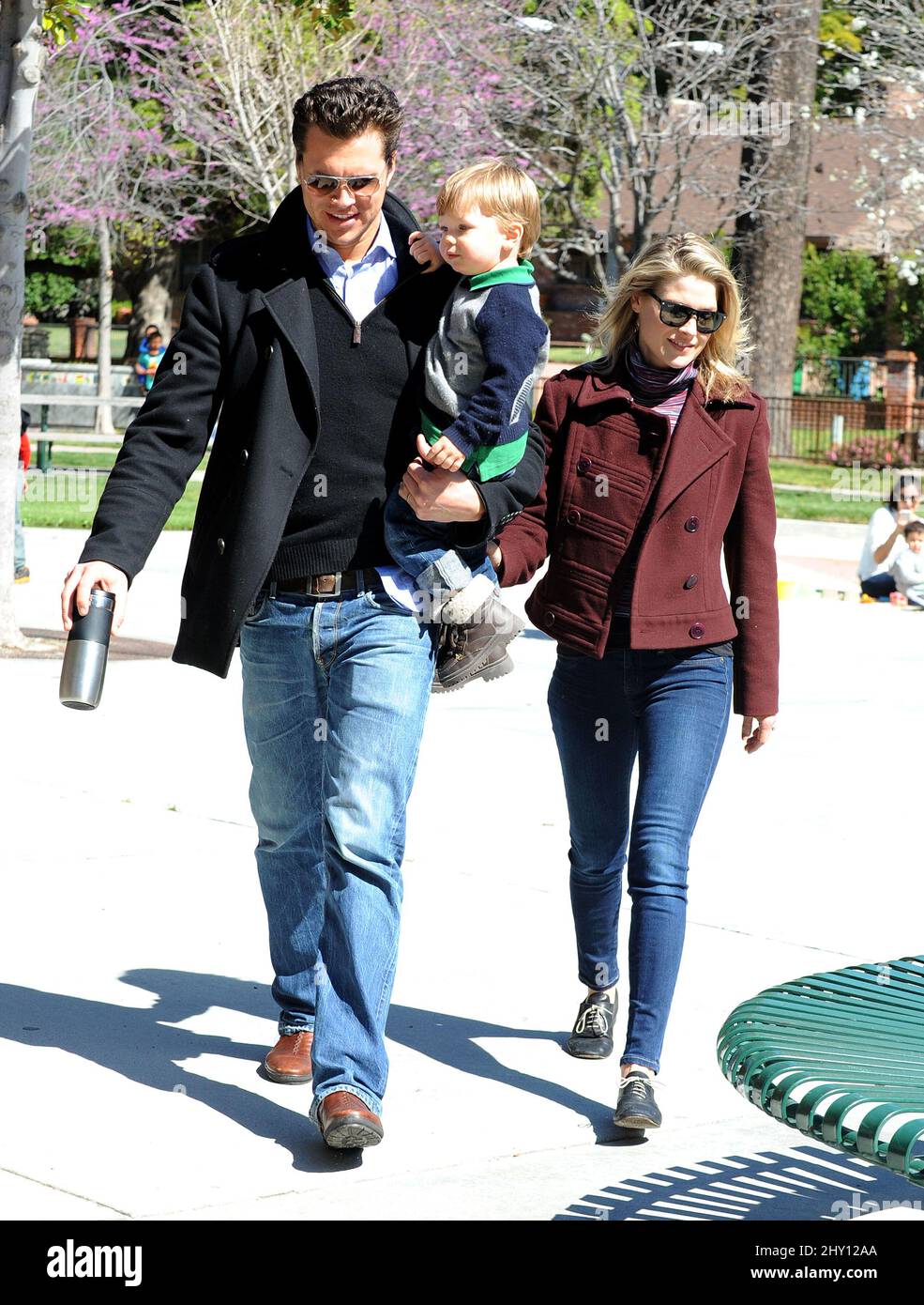 Ali Larter e il marito Hayes MacArthur e il figlio Theodore Hayes ...