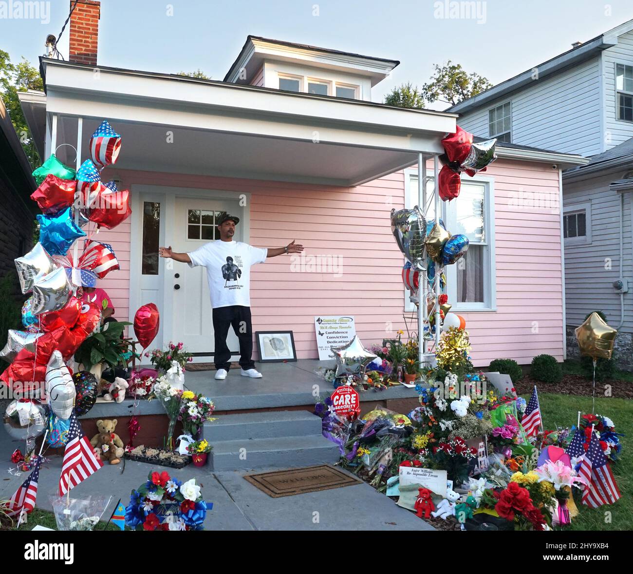 9 giugno 2016 Louisville, Kentucky. Muhammad Ali's Childhood Home la ...