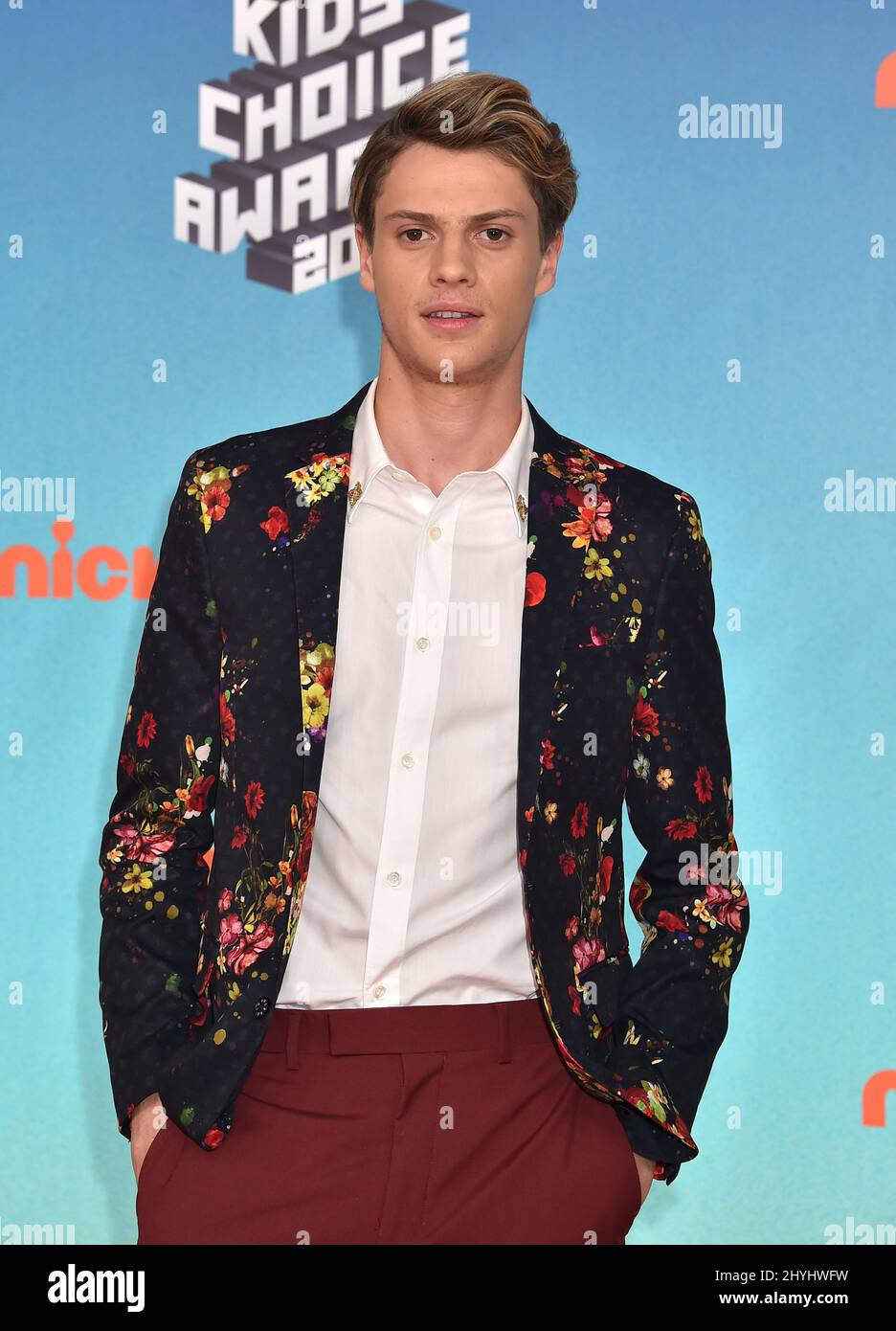 Jace Norman arriva al Nickelodeon's Kids' Choice Awards 2019 al Galen ...