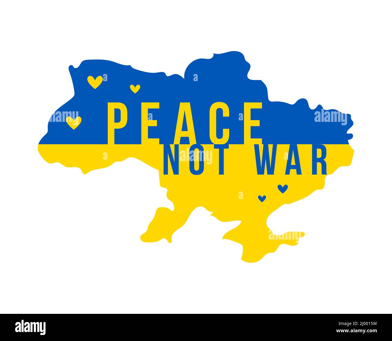 Pace non guerra. Fermare la guerra in Ucraina. Poster della guerra in ...