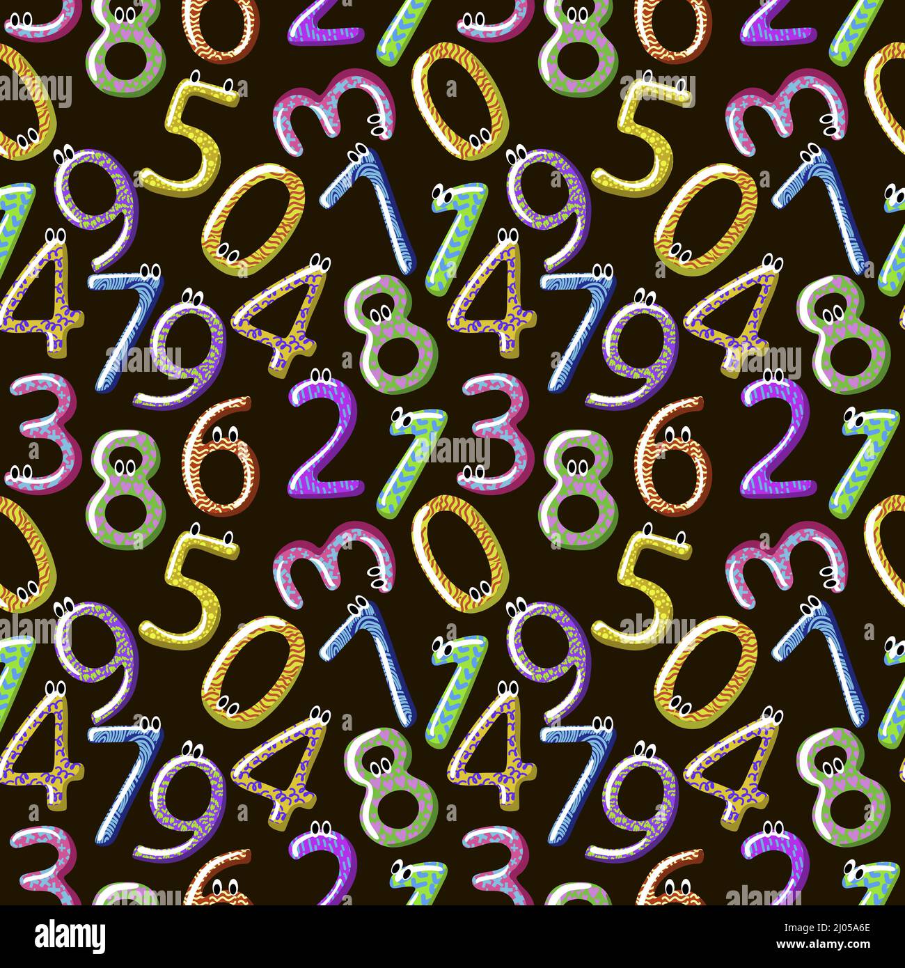 Numeri in natura Immagini Vettoriali Stock - Alamy